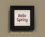Second Life Marketplace - ChiMia:: Hello Spring Wall Art [gacha]
